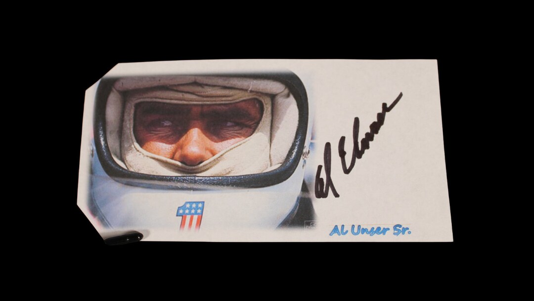 Al Unser Sr Signed Photo! 4-time Indy 500 Race Winner Autograph Racing ...