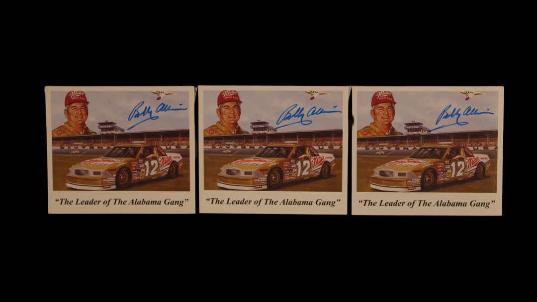 Bobby Allison Autographed NASCAR Photo Cards! Vintage Racing Stock Car ...