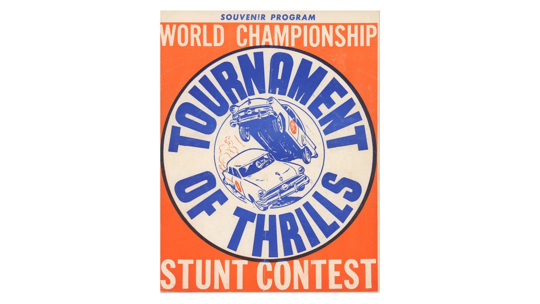 1950s World Championship Tournament of Thrills Program Rare - Etsy