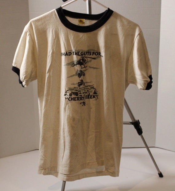 1974 Cherry Creek Motorcycle Hare and Hound Race T-Sh… - Gem