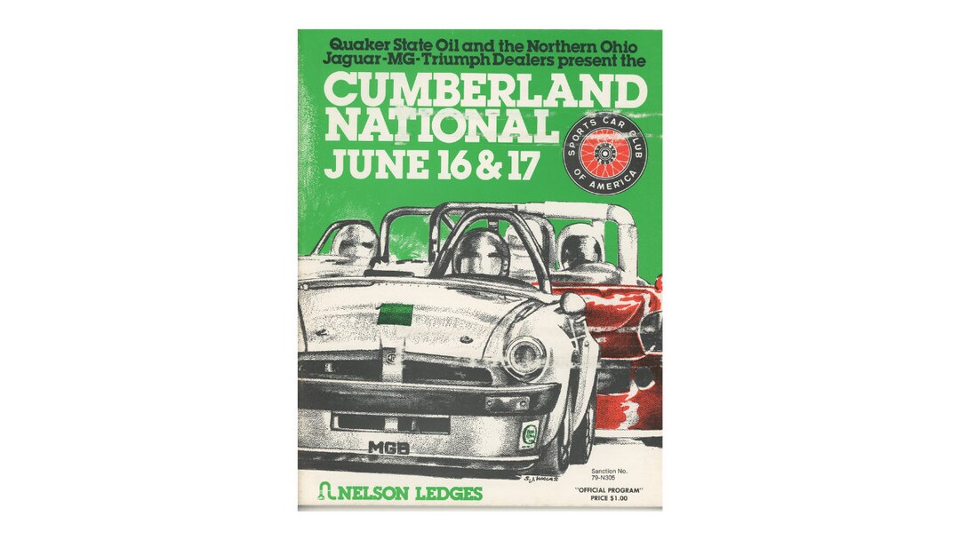 1979 Cumberland National Sport Car Racing Program Rare - Etsy