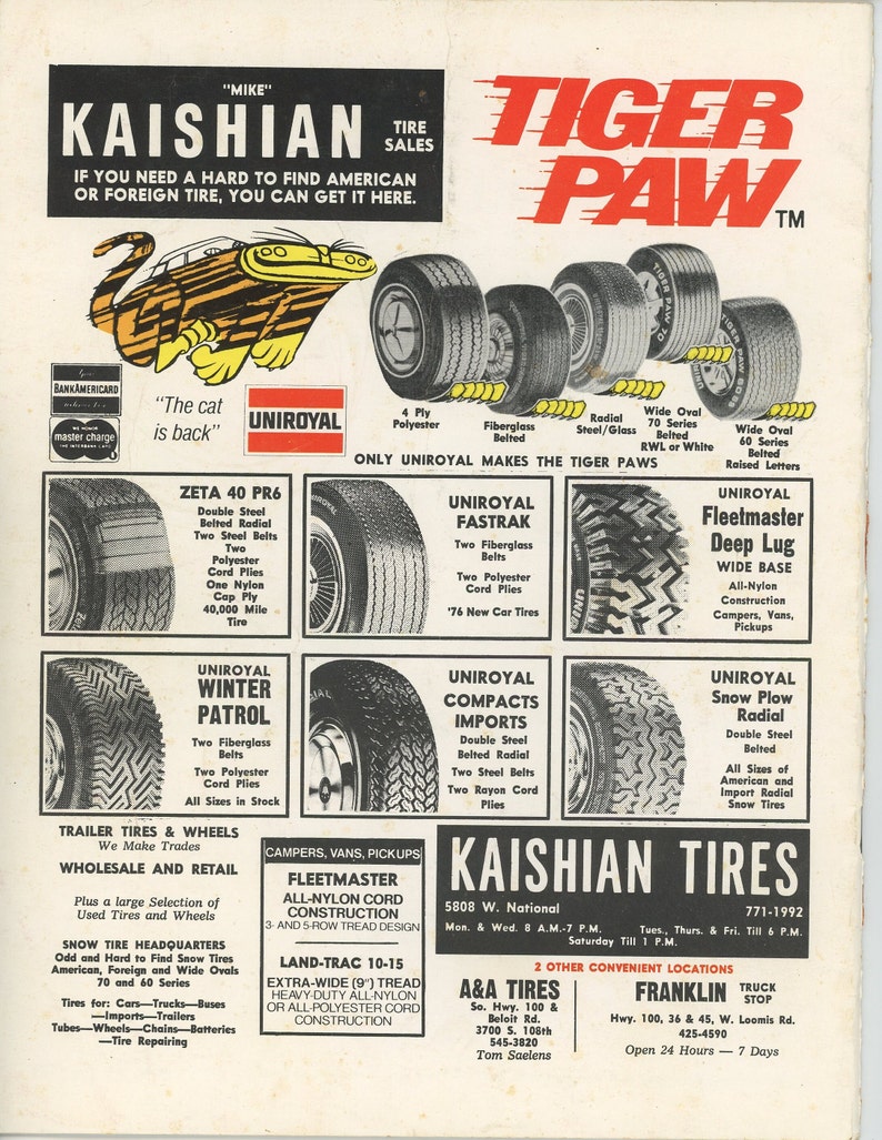 1976 Wisconsin Stock Car Racing Program! Rare Vintage 150 National ...