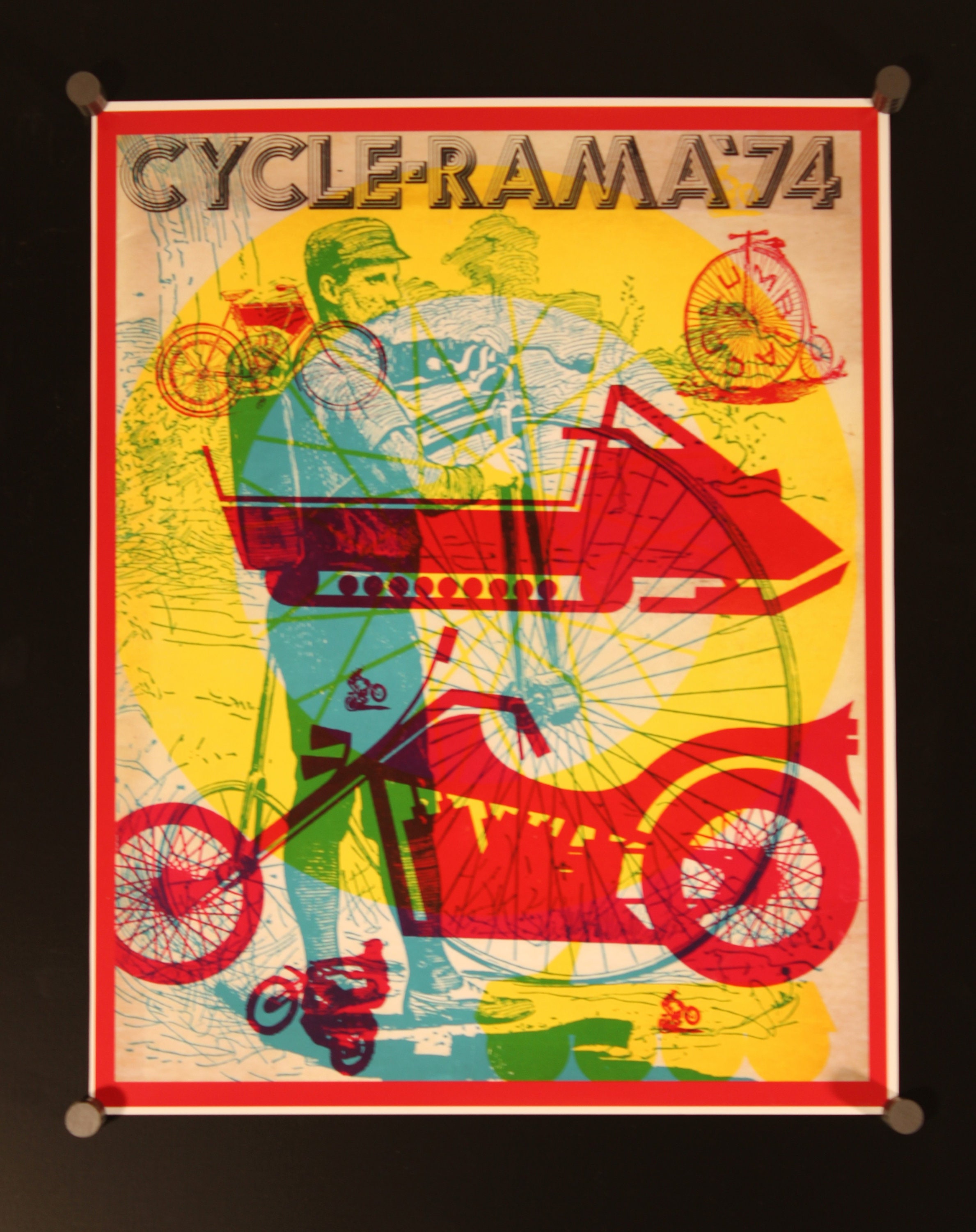 1974 Cycle-rama Motorcycle Show Poster 11.5X14 Inch Photo Paper Posters ...