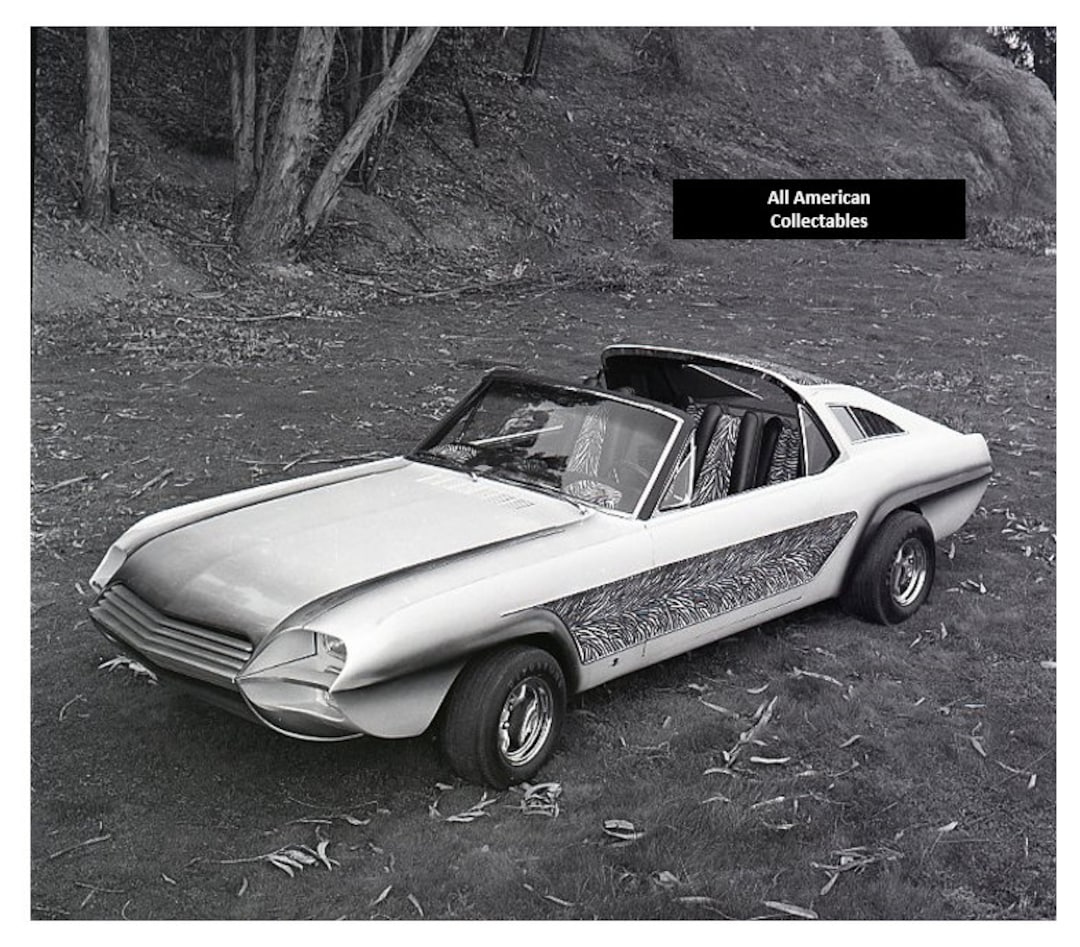 1960s Original George Barris Custom Car Zebra Negative Photo 2! Built ...