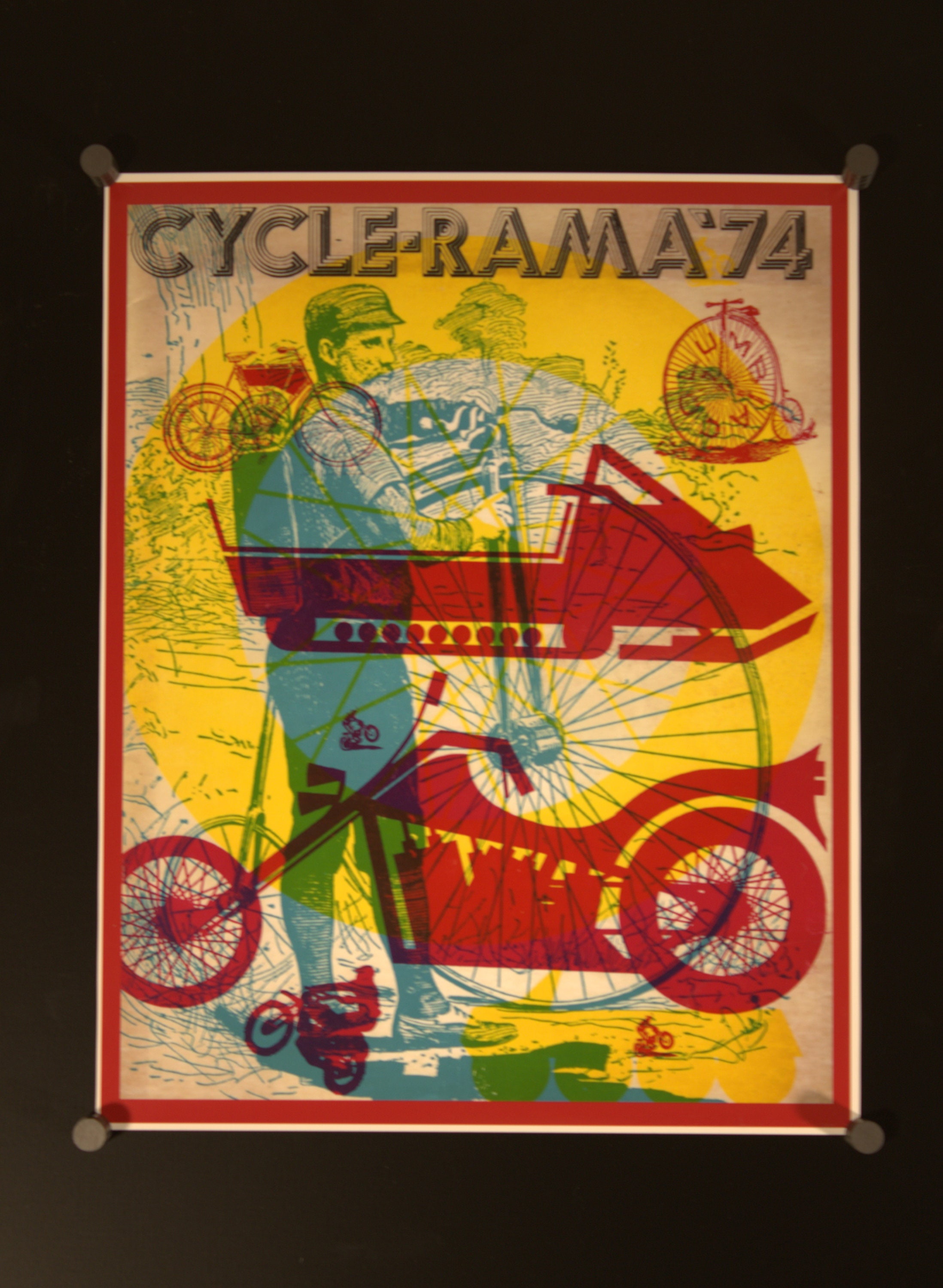1974 Cycle-rama Motorcycle Show Poster 11.5X14 Inch Photo Paper Posters ...