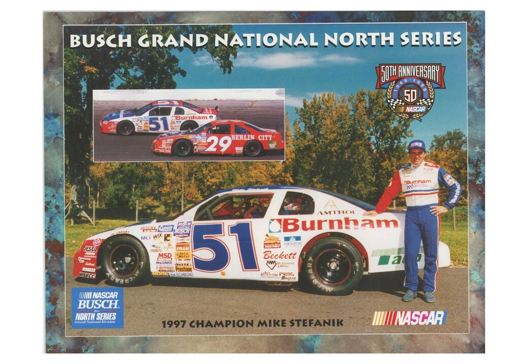 1997 Busch Grand National North Series NASCAR Race Program! Rare ...
