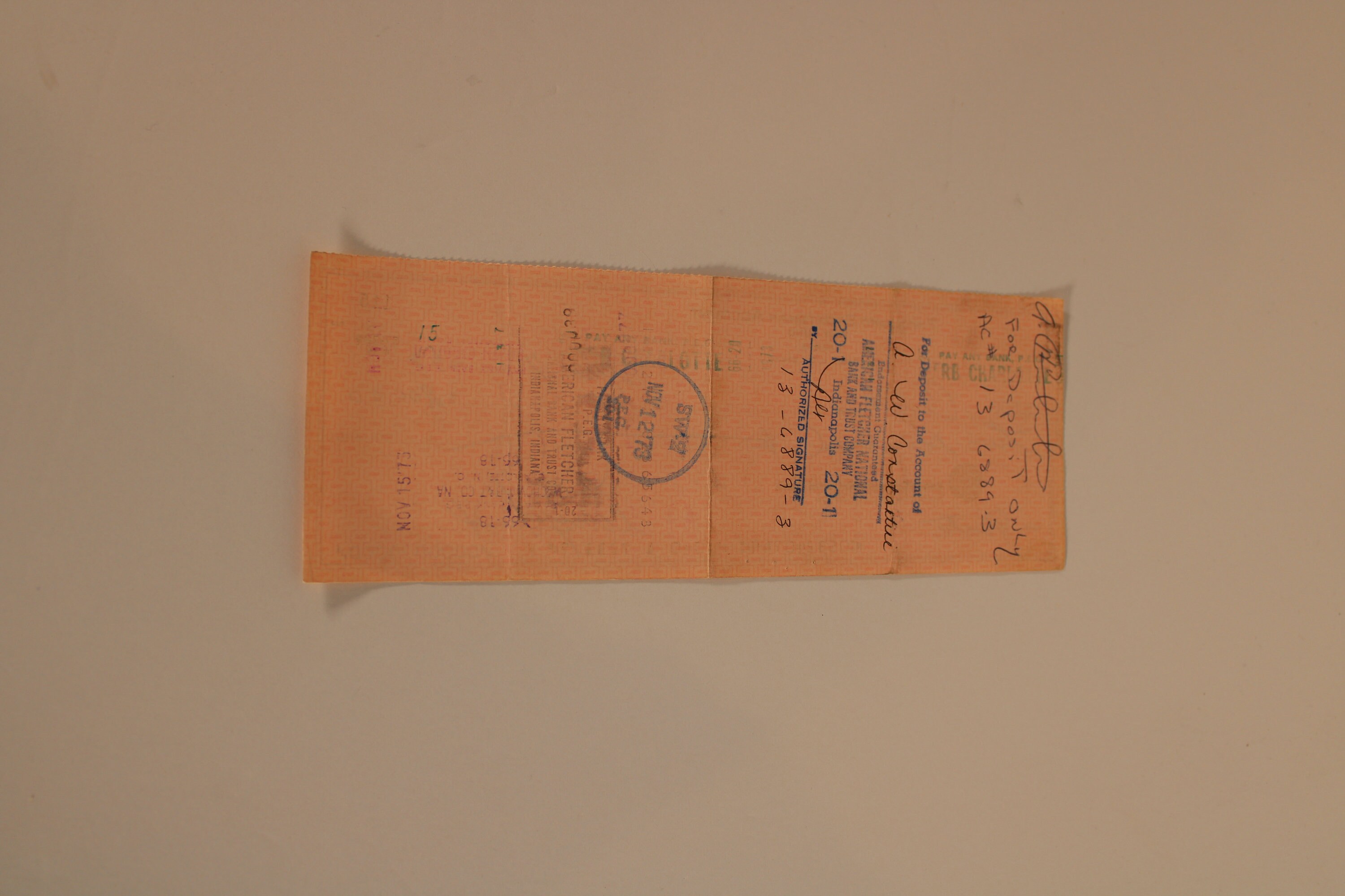 1973 Tiny Lund Signed Check for Race Car Part Rare NASCAR Autograph ...