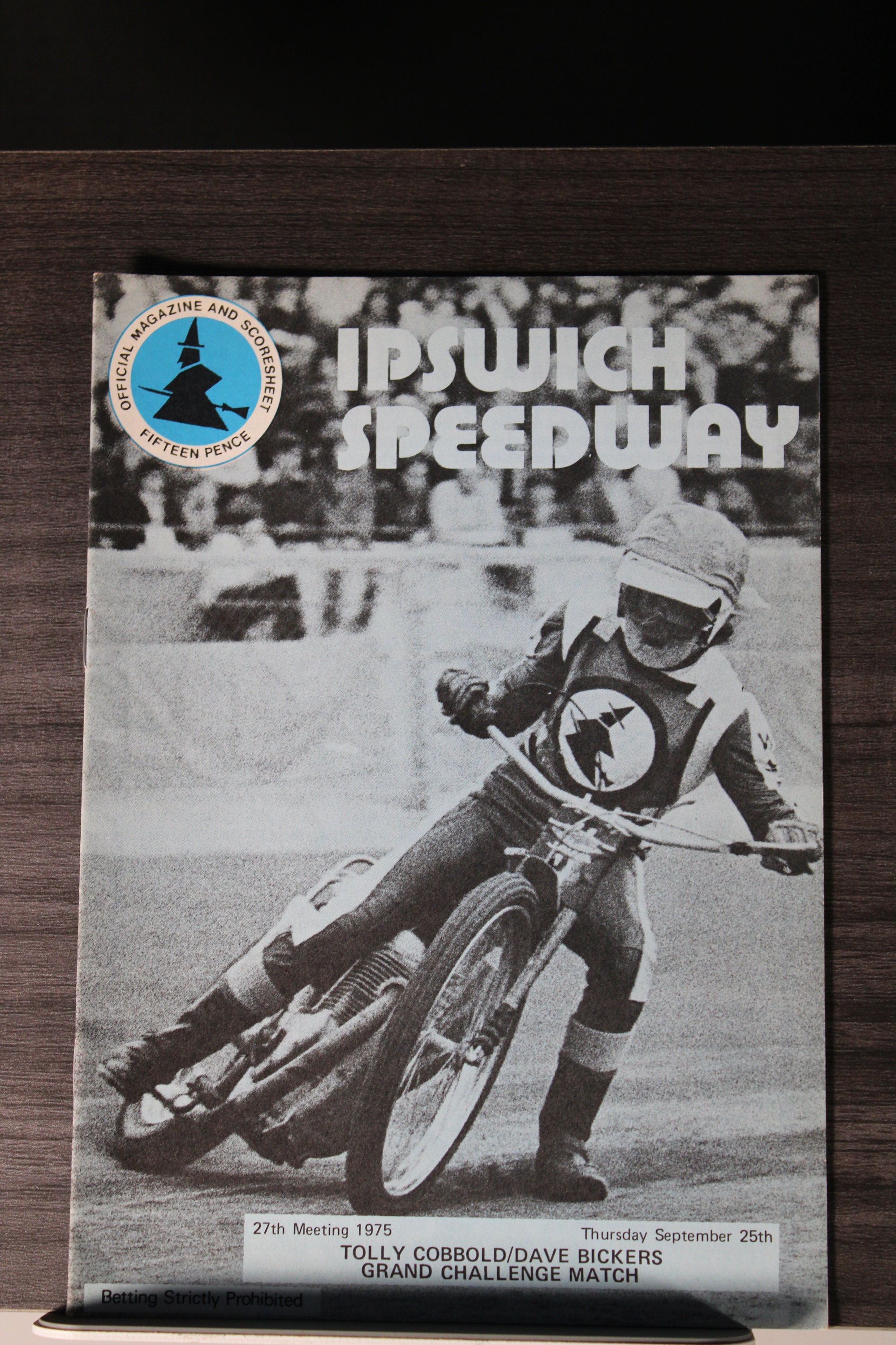 1975 Ipswich Speedway Motorcycle Racing Program! Vintage British ...