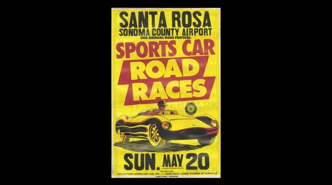 1950s California Racing Poster Cooper Climax Bobtail Sports - Etsy