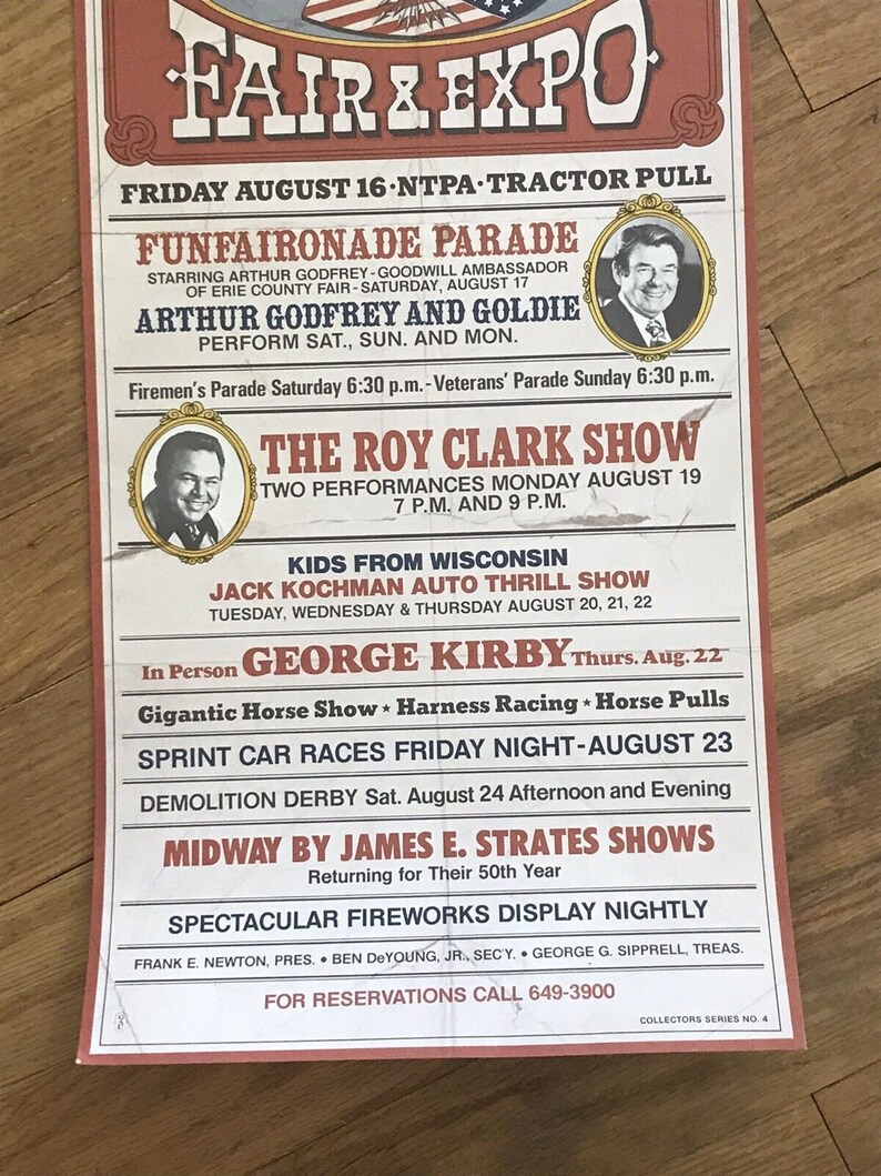 1972 Erie County NY County Fair Poster Original Vintage Jack - Etsy