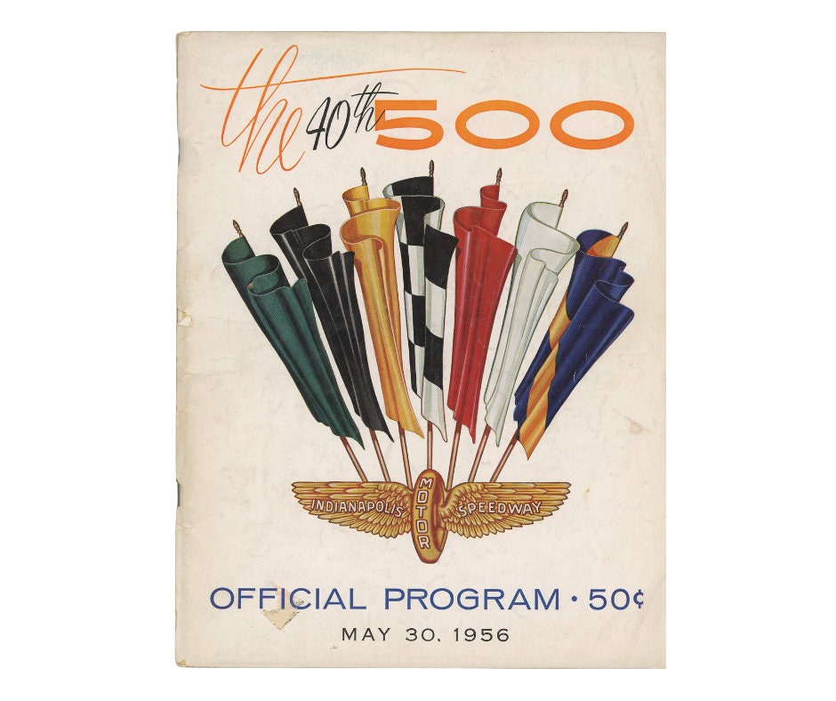 1960 Indy 500 Race Program! Rare Indianapolis Racing Programs, Jim ...