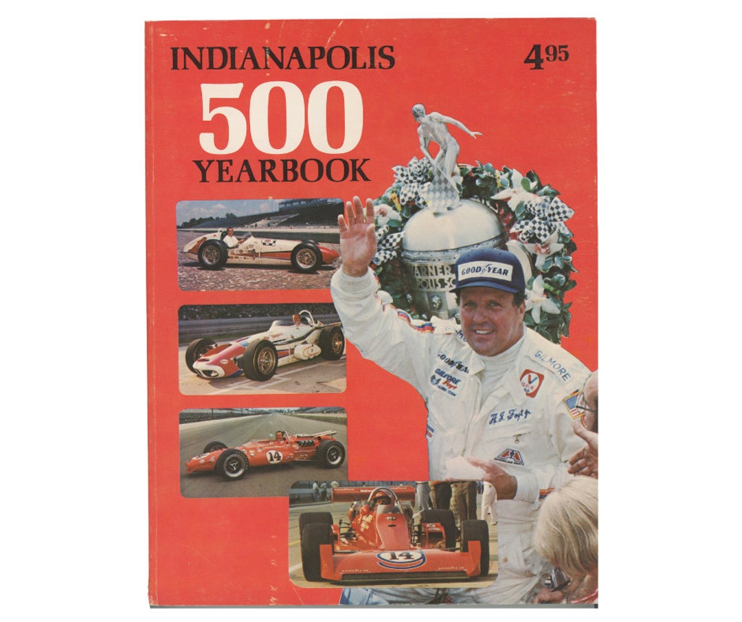 1977 Indy 500 Race YEARBOOK Rare Indianapolis Racing Program, AJ Foyt ...