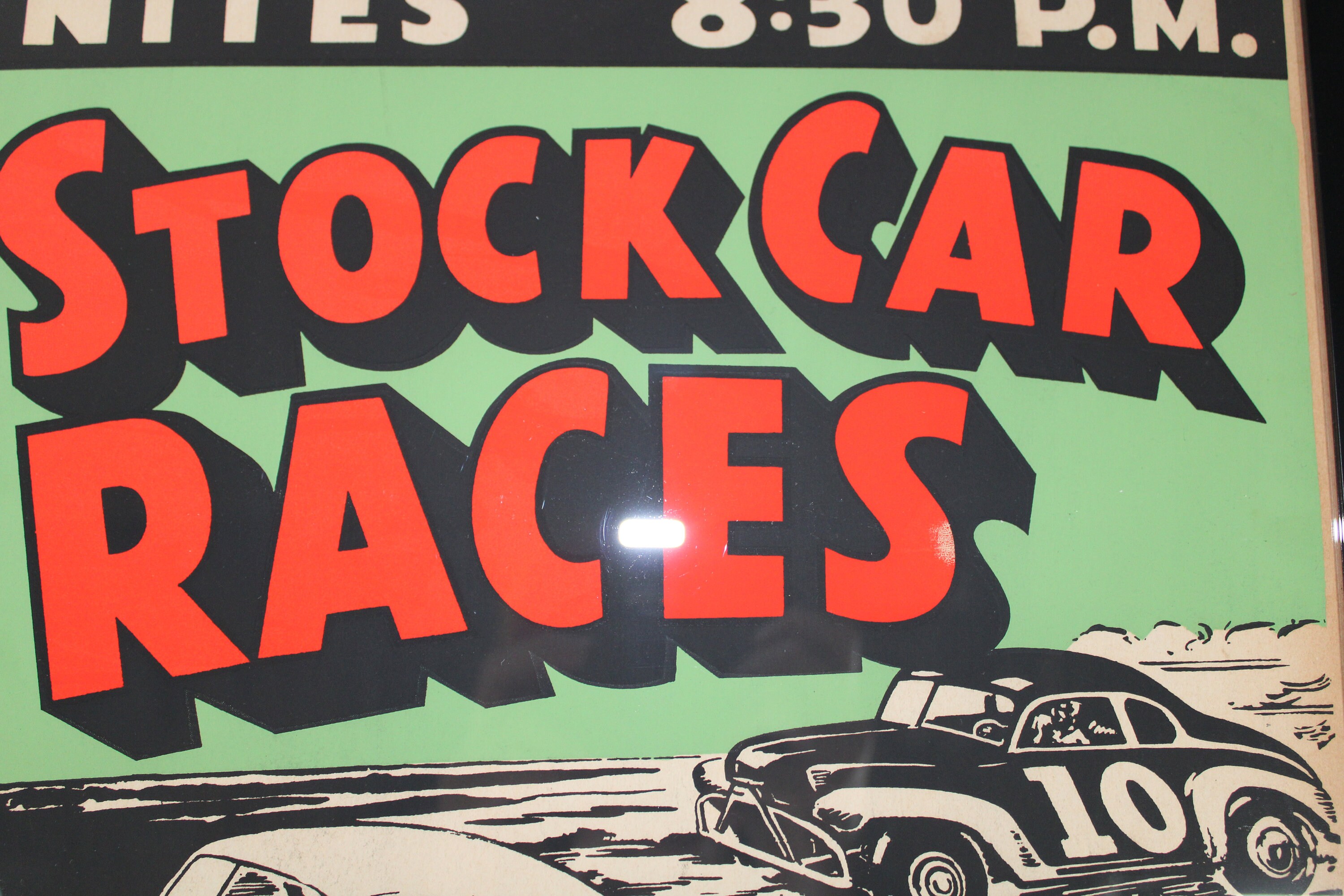 1950s Broadway Speedway Stock Car Racing 14X22 Framed Poster! Knoxville ...