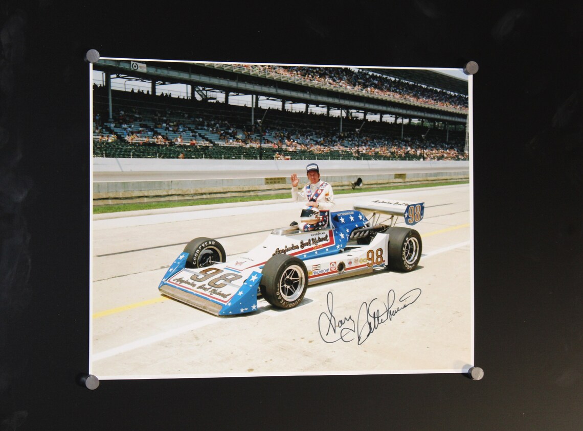 1977 Indy 500 Evel Knievel Themed Race Car Photo Poster! W/ Driver Gary ...