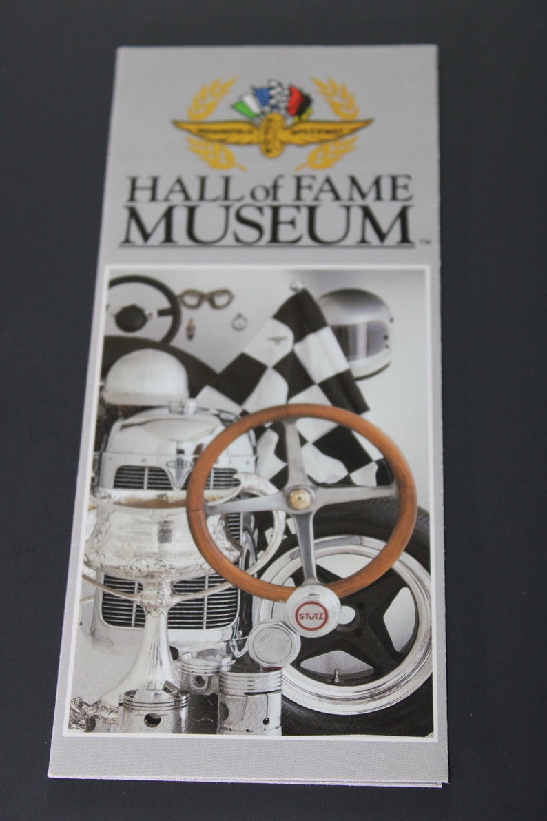 1970s Indy 500 Race Brochure Flyer & Ticket! Indianapolis Racing Hall ...