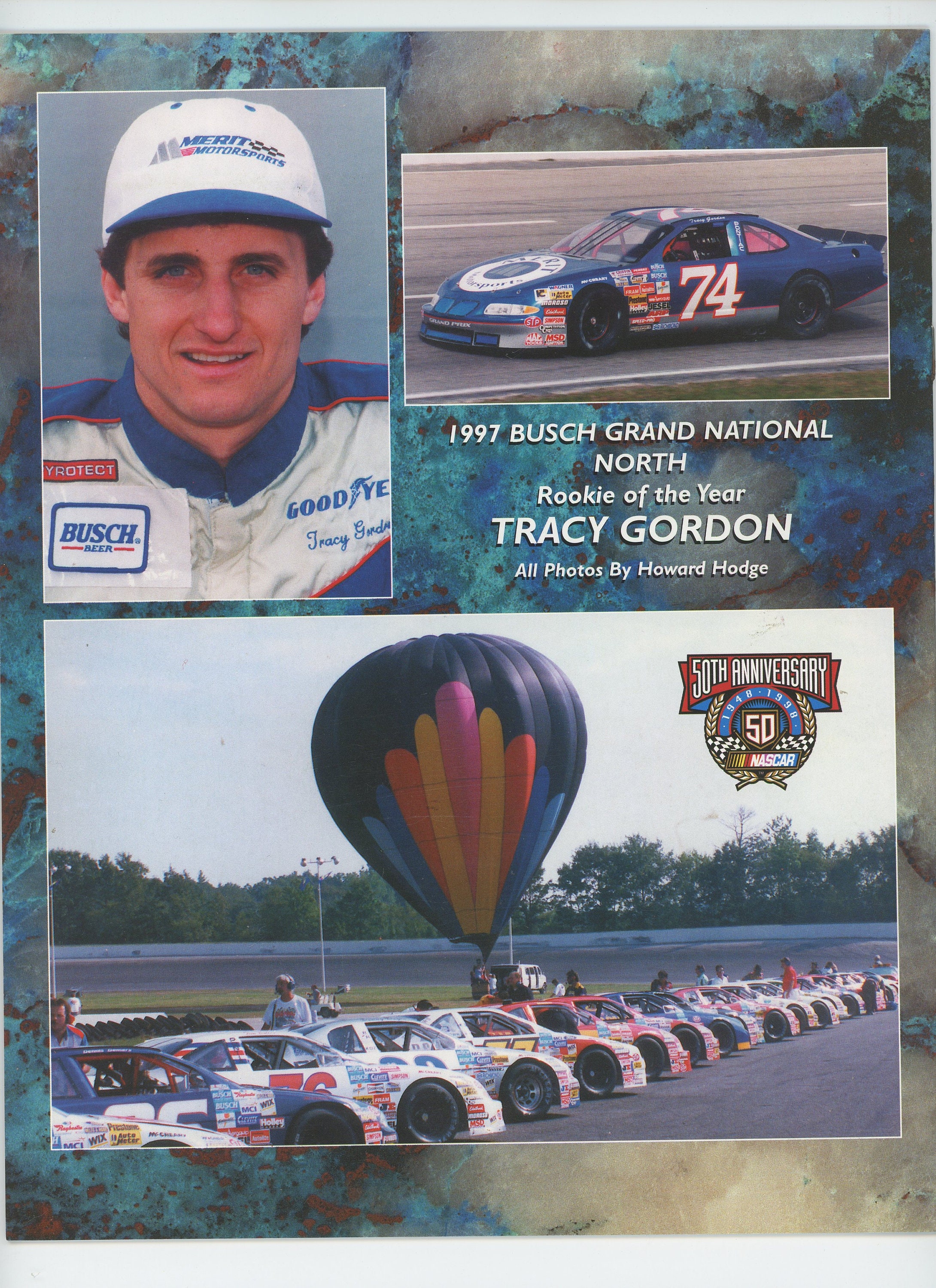 1997 Busch Grand National North Series NASCAR Race Program! Rare ...
