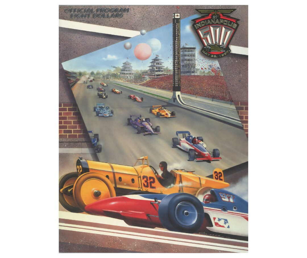 1997 Indy 500 Race Program! Rare Indianapolis Racing Programs & Lineup ...