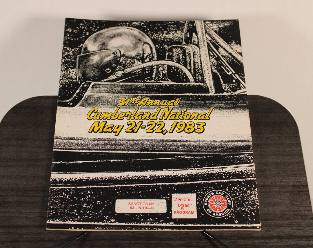 1983 Cumberland National Sport Car Racing Program Rare - Etsy