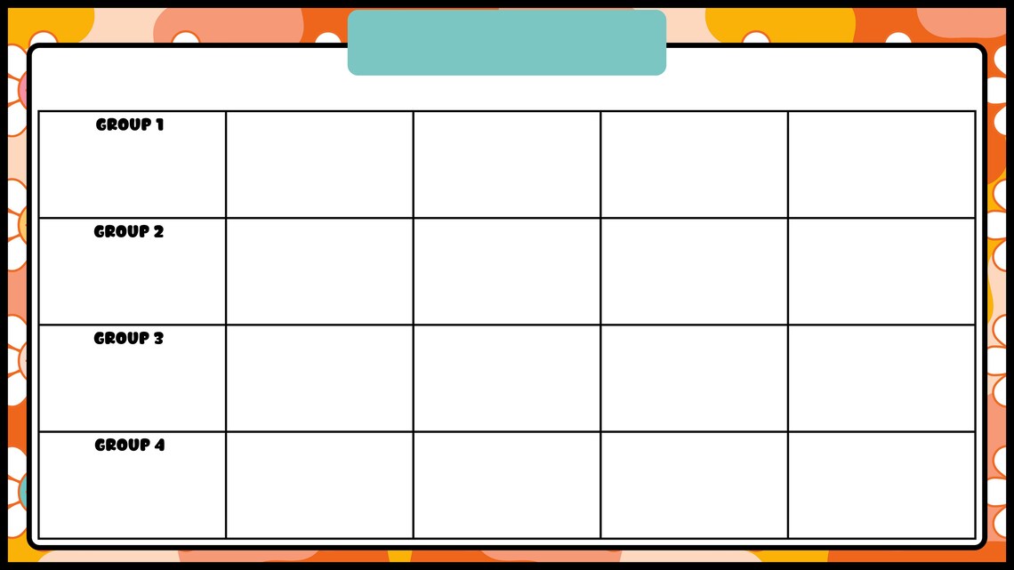 Retro Revival-agenda Google Slides & Power Point Template - Etsy