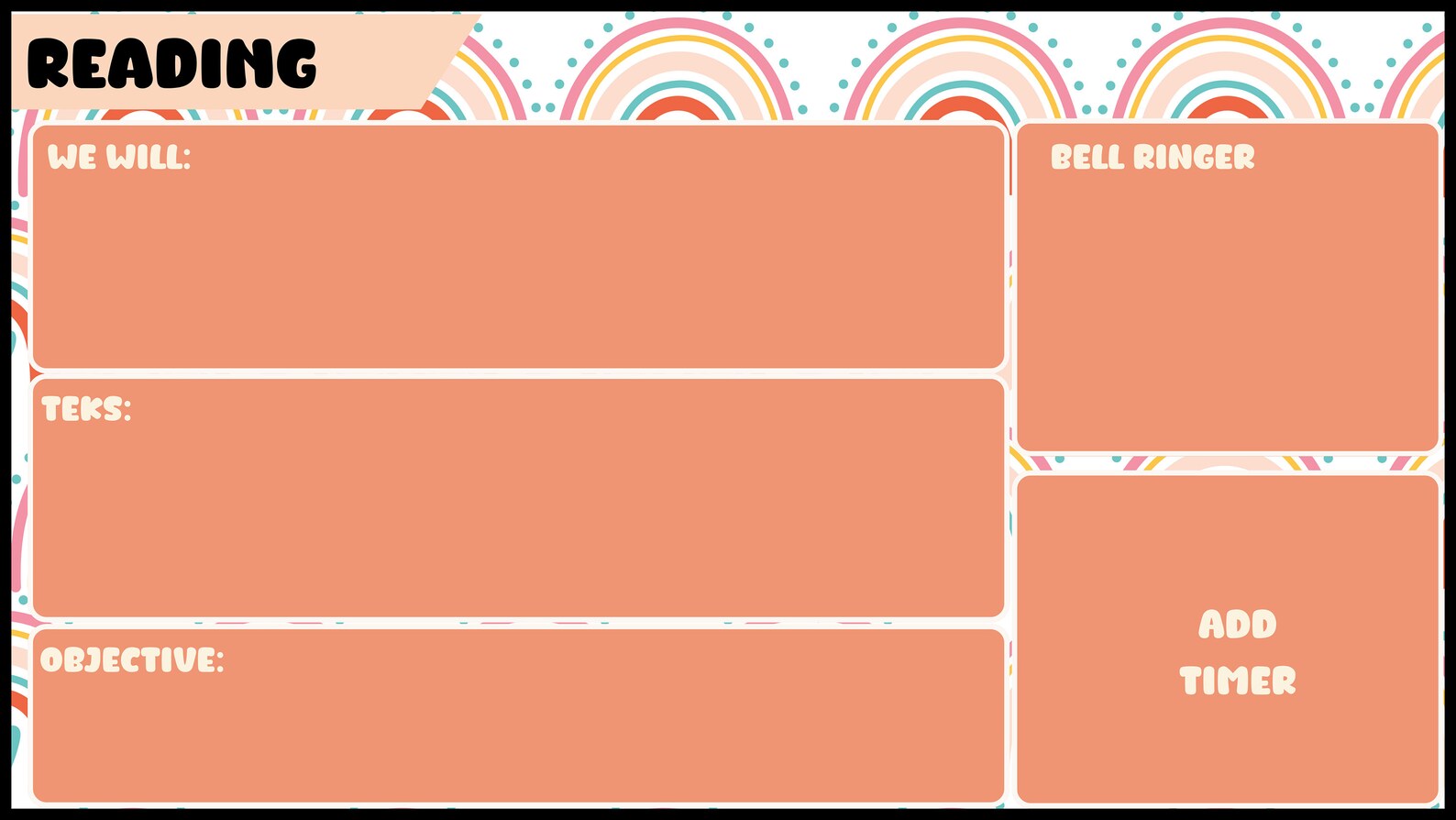 Retro Revival-agenda Google Slides & Power Point Template - Etsy
