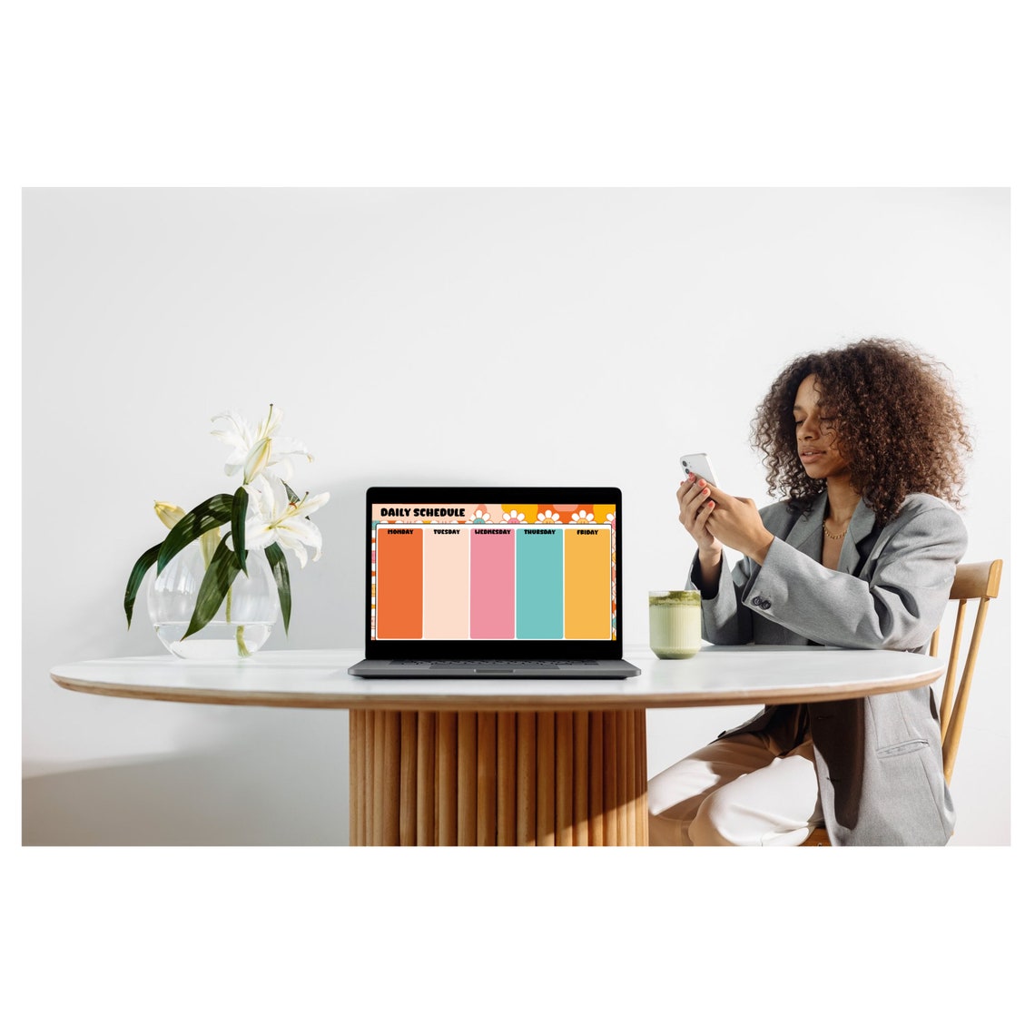 Retro Revival-agenda Google Slides & Power Point Template - Etsy
