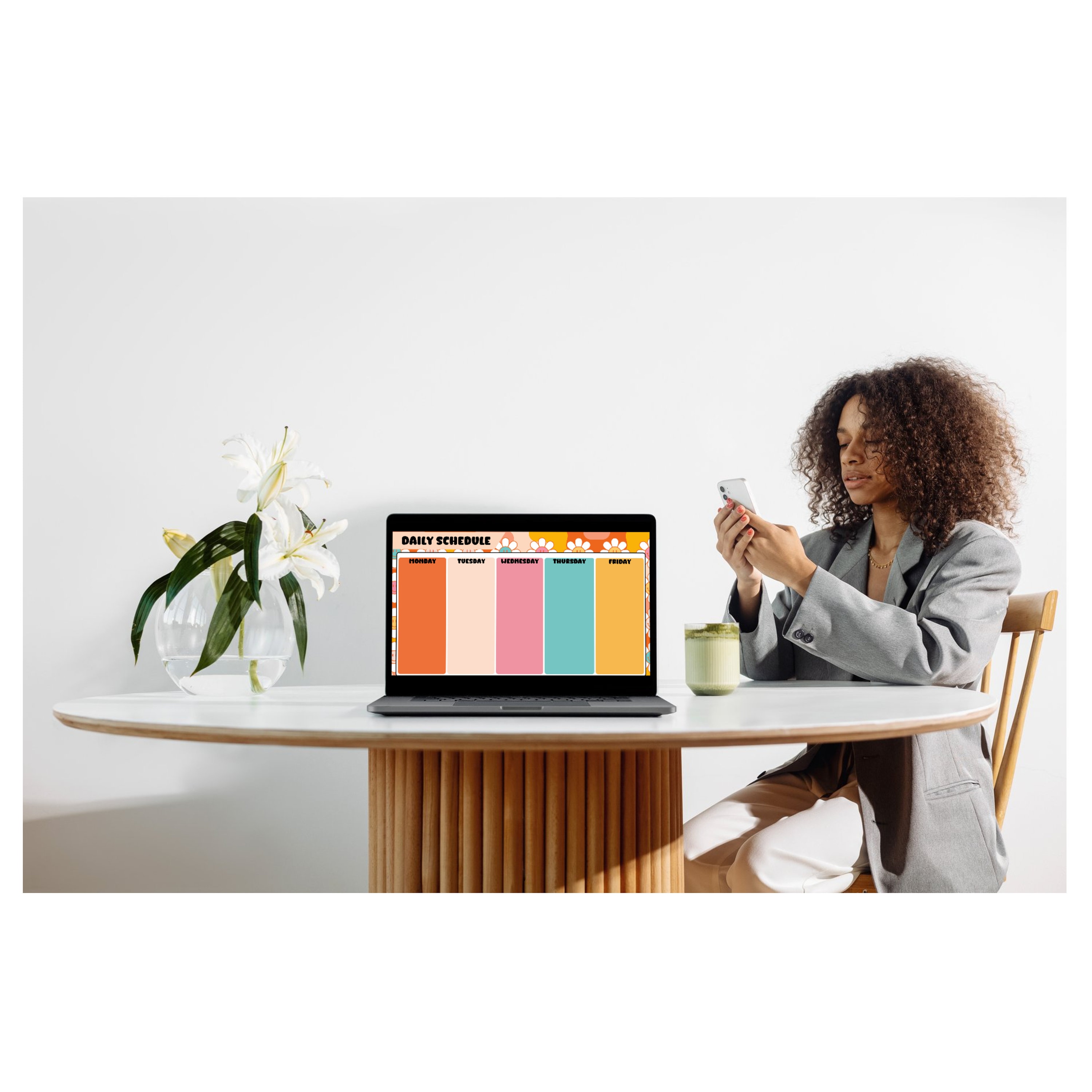 Retro Revival-agenda Google Slides & Power Point Template - Etsy