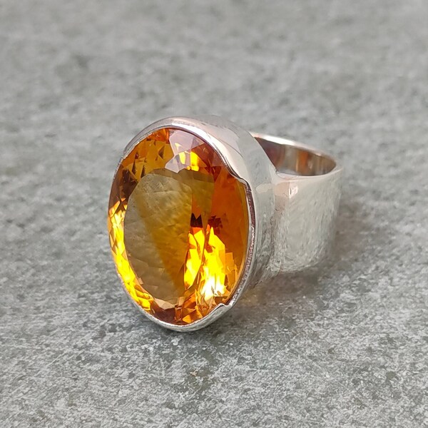 Citrine Ring - Etsy