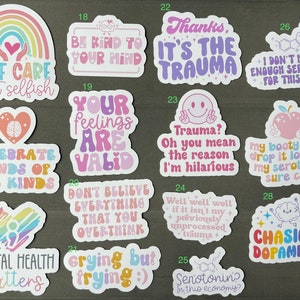 Mental Health & Neuro-diversity Stickers - Etsy