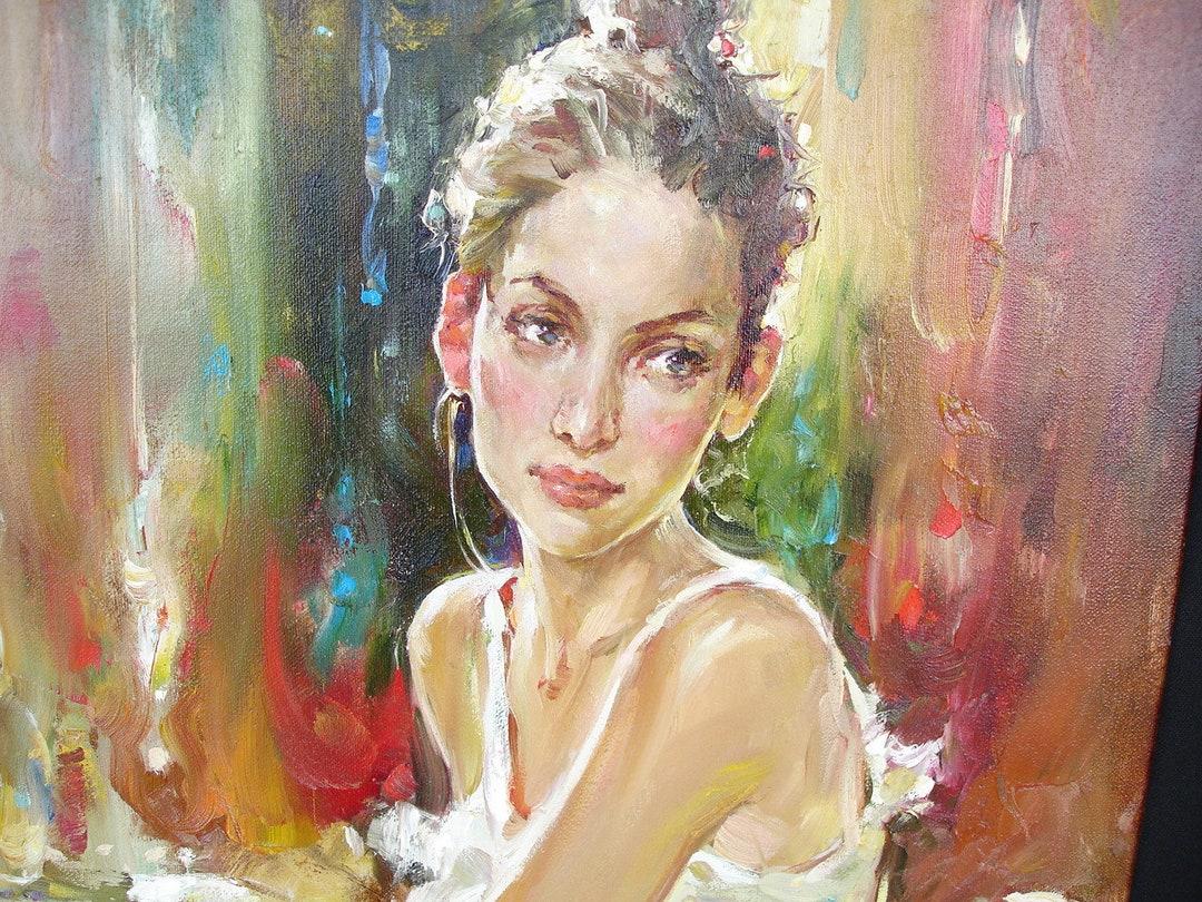 Andrew Atroshenko gentle Luminacity Original Oil Painting Framed - Etsy