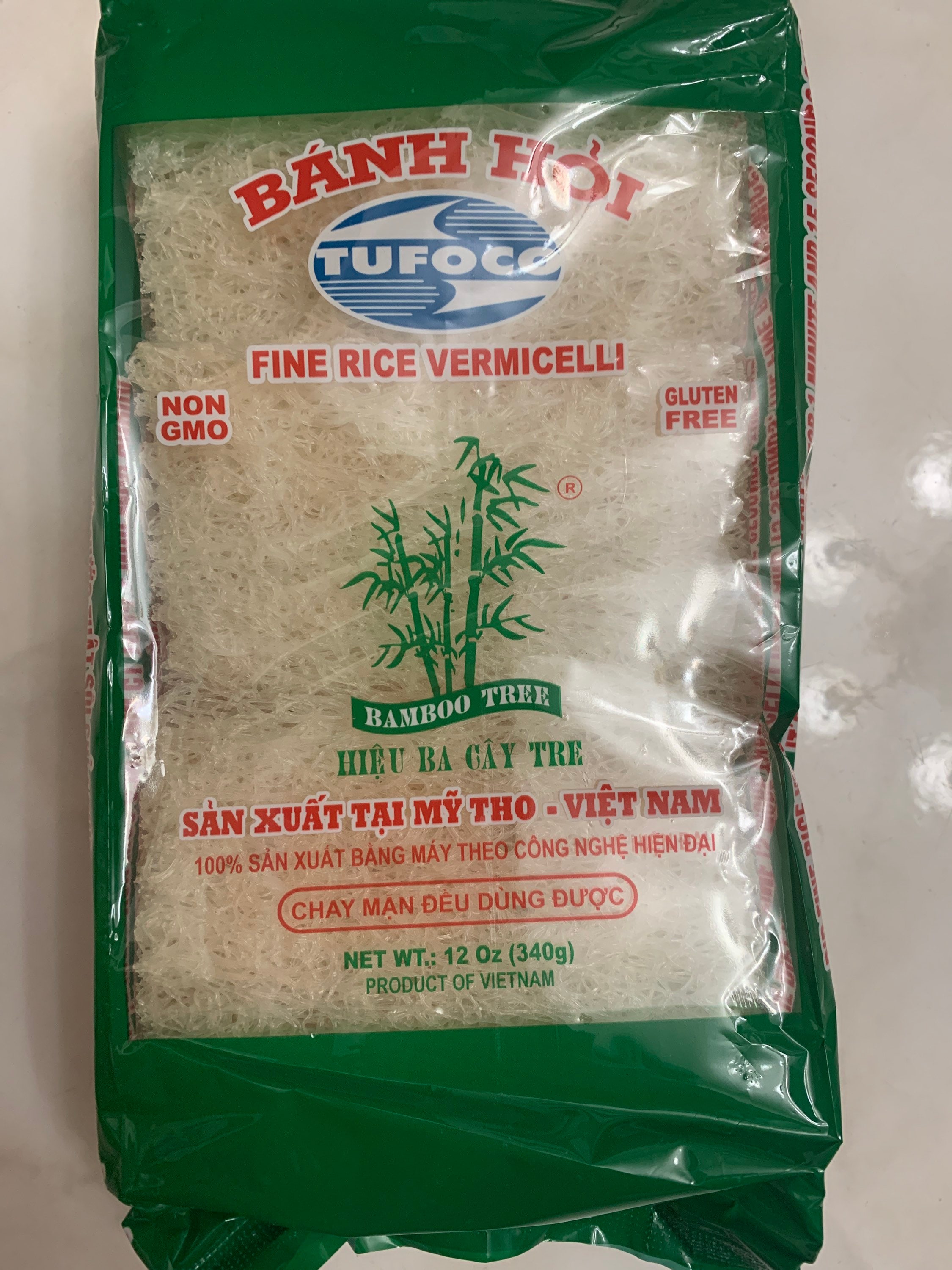 Fine Rice Vermicelli Banh Hoi My Tho Tufoco Bamboo Tree Brand 12oz Lot ...