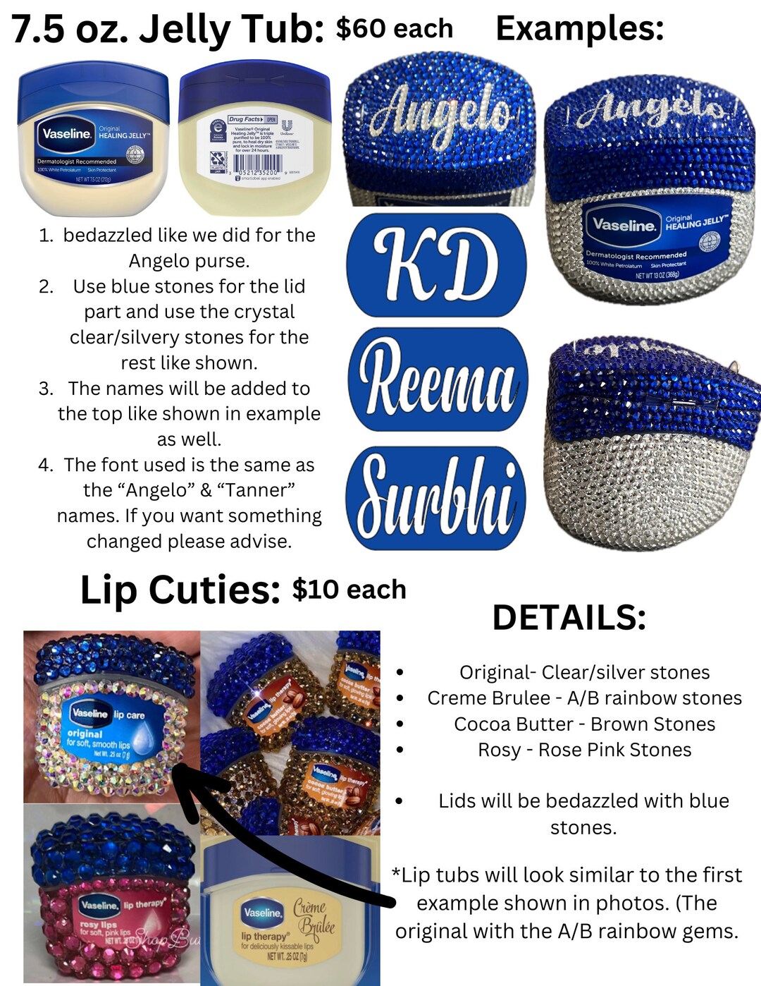 Custom Vaseline Bulk Order - Etsy