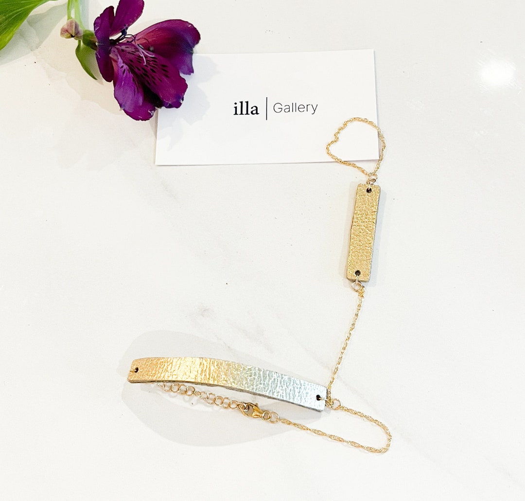 ISSA GOLD Hand Harness Bracelet | RESORT Collection - Etsy
