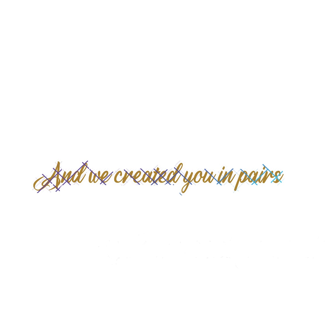 And We Created You in Pairs. Islamic Calligraphy. Jpeg, Png, Svg ...