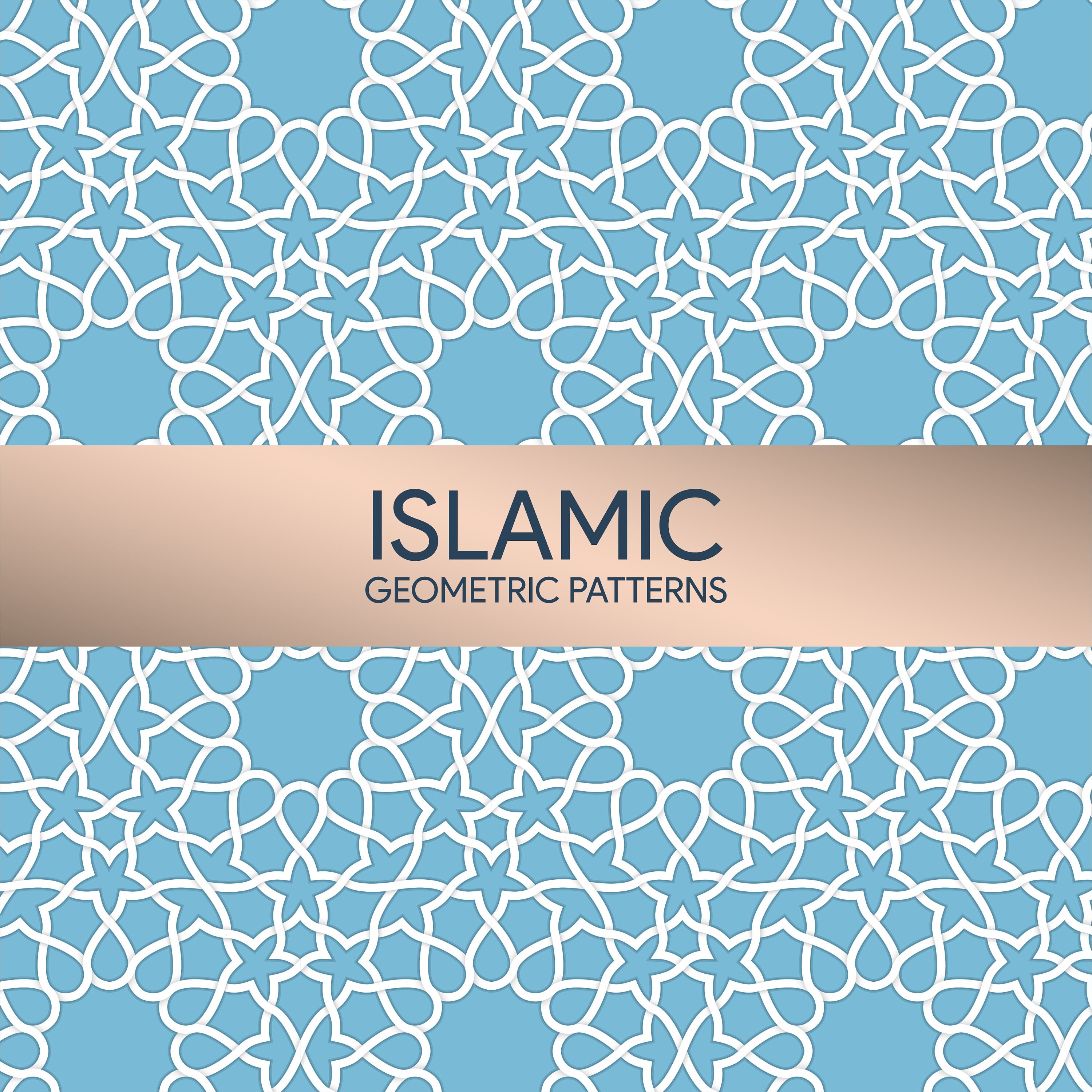 Islamic Geometric Digital Paper Pack Seamless Pattern. - Etsy