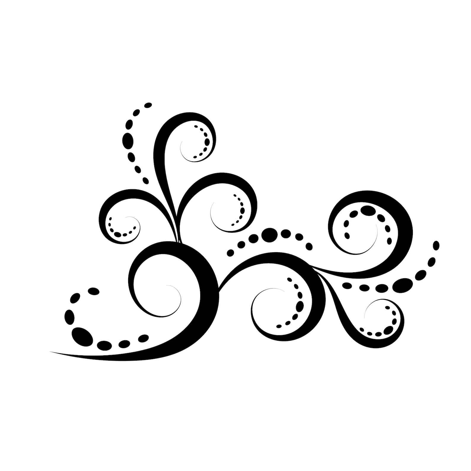 42 Design Elements Curls and Swirls. Dxf Jpeg png Svg. - Etsy