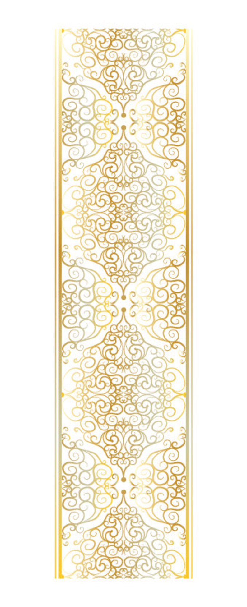 Boarder Pattern Gold. Arabesque Gold Pattern Design. Eps, Jpeg, Png ...