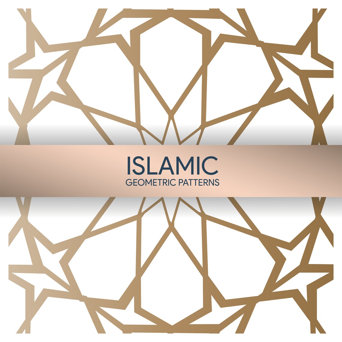 36 Islamic Geometric Digital Pack Seamless Pattern. Dxf | Etsy