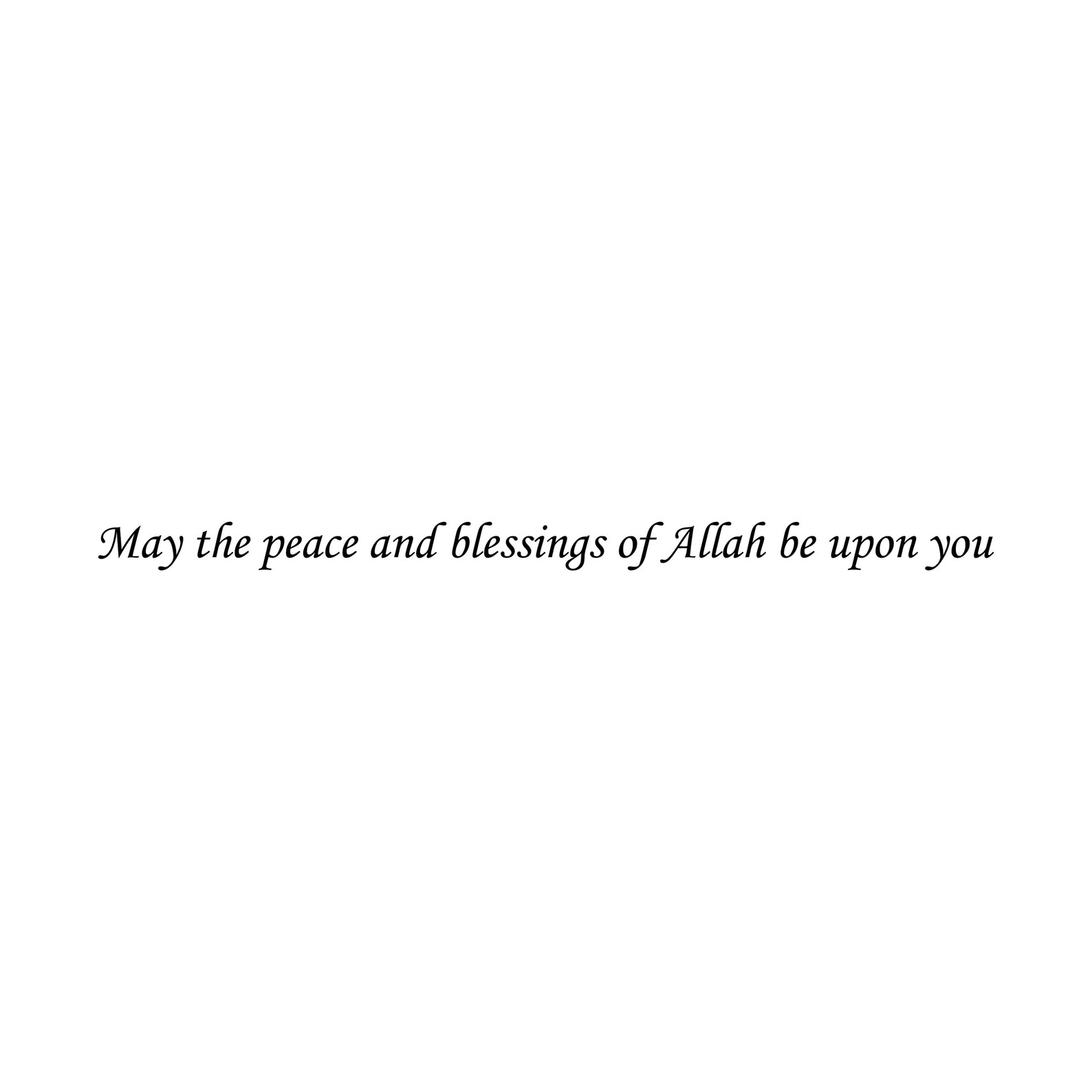 May the Peace and Blessings of Allah Be Upon You. Assalamu - Etsy