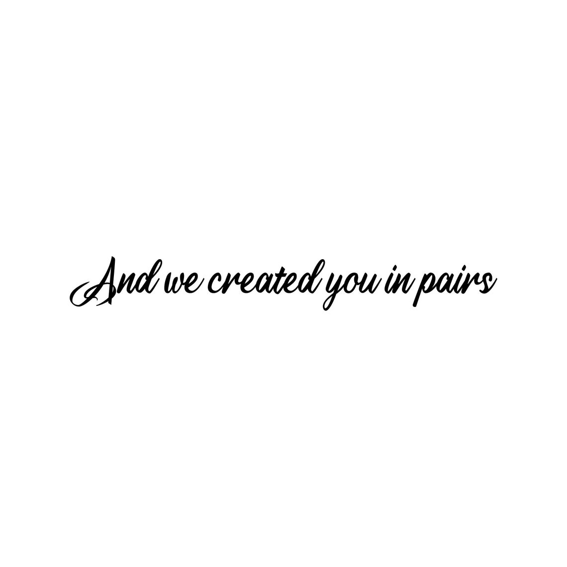 Buy And We Created You in Pairs. Islamic Calligraphy. Dxf Jpeg Online ...