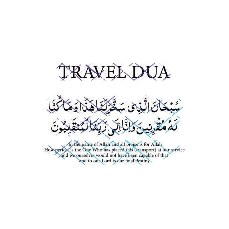 Islamic Duas Calligraphy - Etsy UK