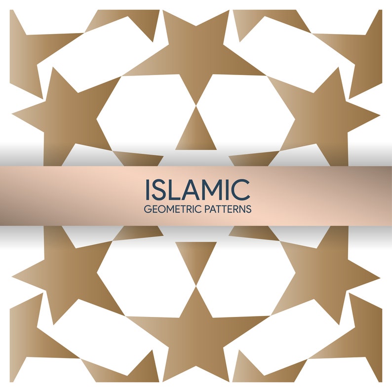 36 Islamic Geometric Digital Pack Seamless Pattern. Dxf - Etsy
