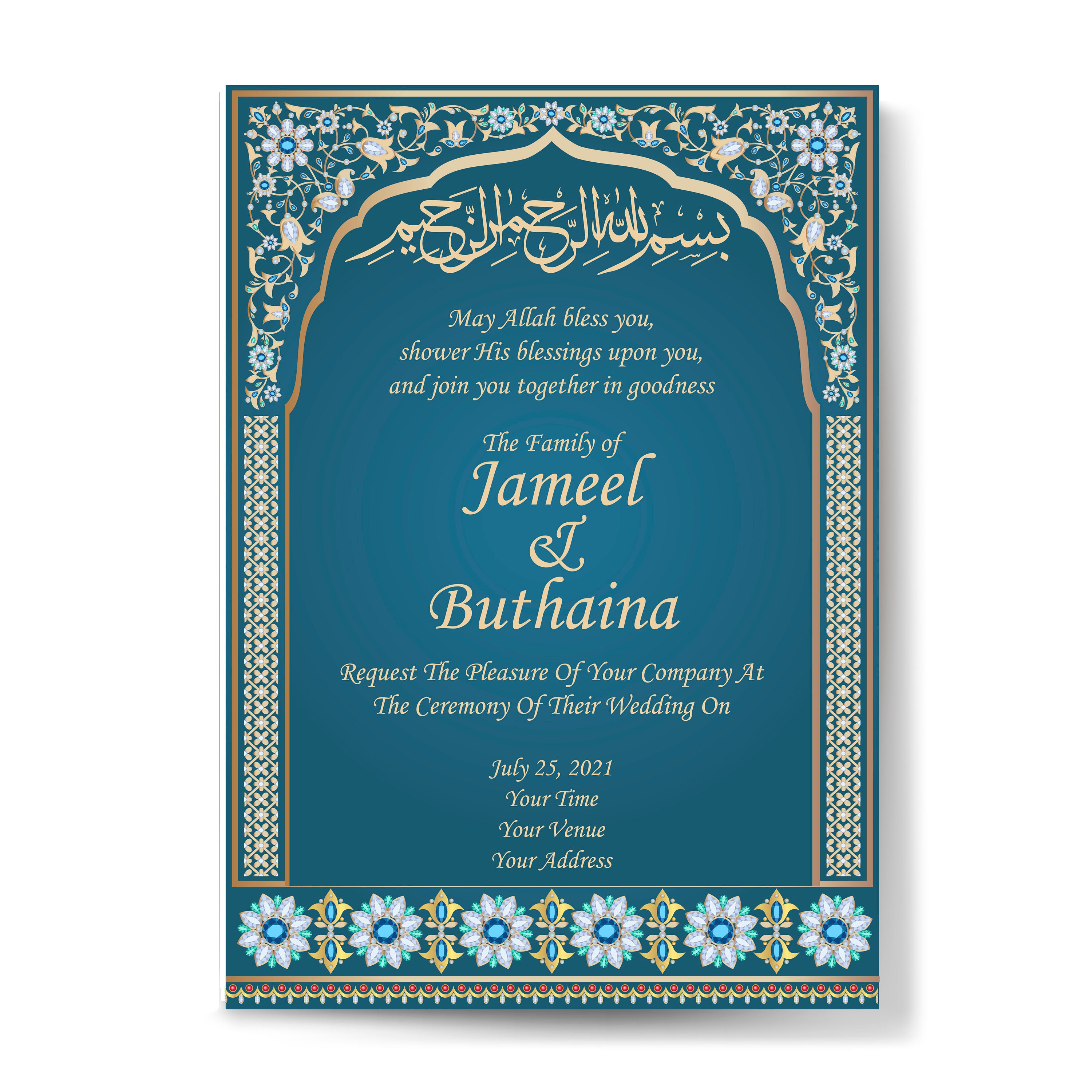  Muslim Wedding Invitation Video Templates Free Download Kinemaster 