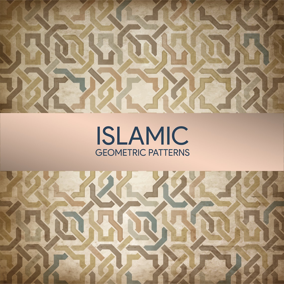 Islamic Geometric Digital Paper. Seamless Pattern. Islamic - Etsy