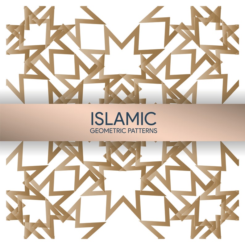 36 Islamic Geometric Digital Pack Seamless Pattern. Dxf - Etsy