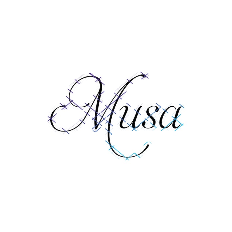 Arabic Name Musa Calligraphy. Png and Svg. Instant Digital Download ...
