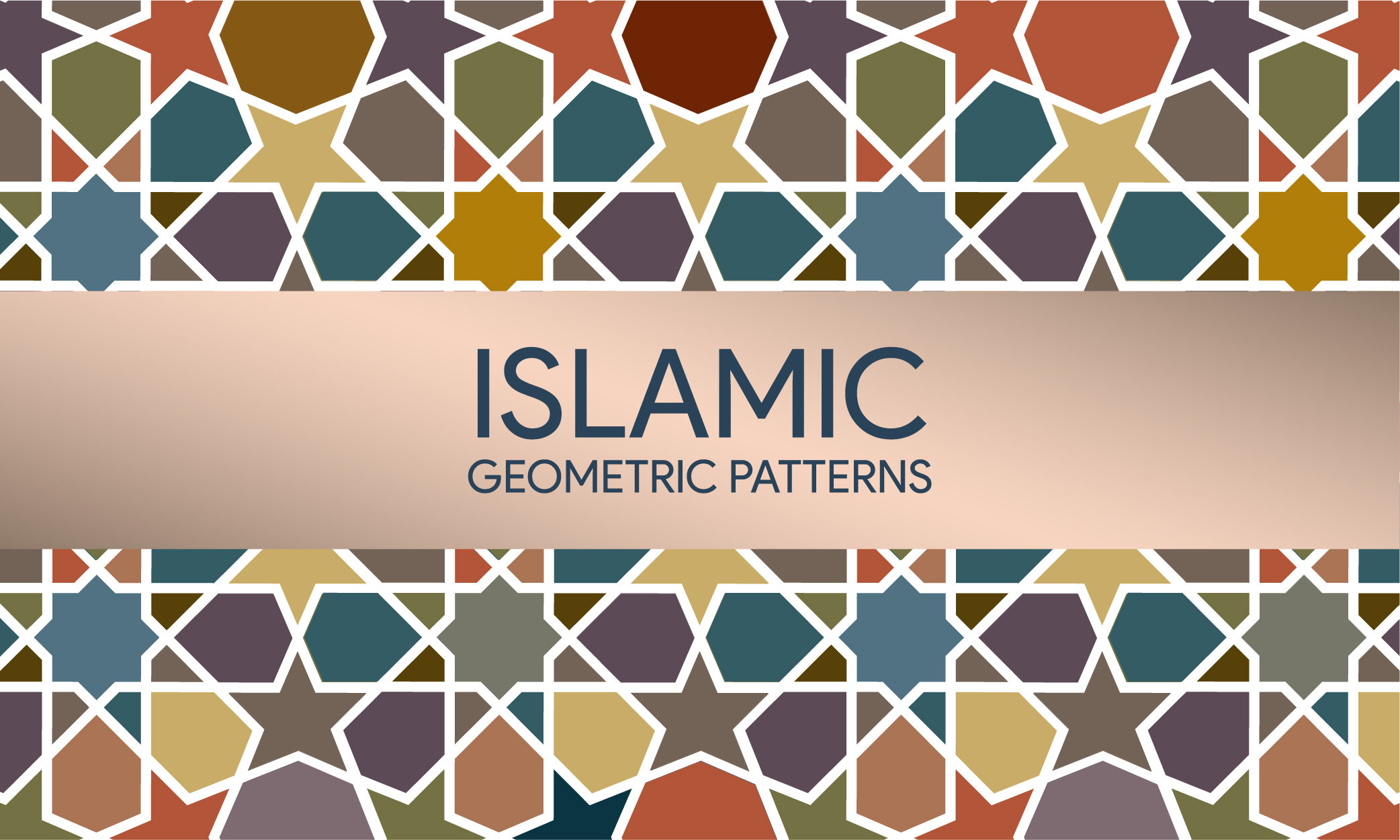 Islamic Geometric Patterns Vector