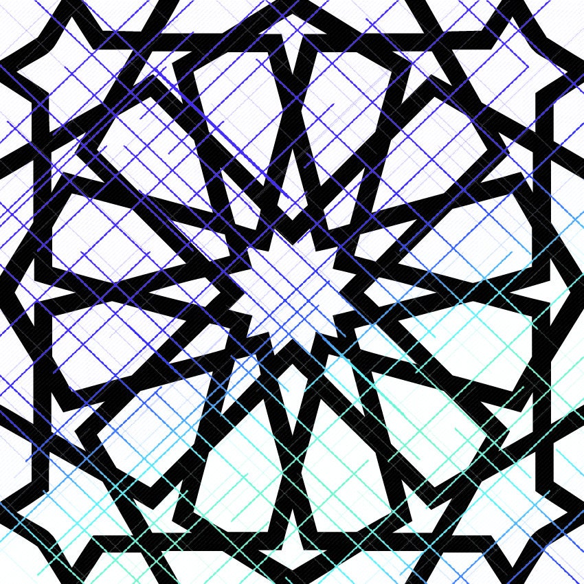 6 Seamless Islamic Geometric Patterns. Dxf Esp Peg Png and - Etsy Australia
