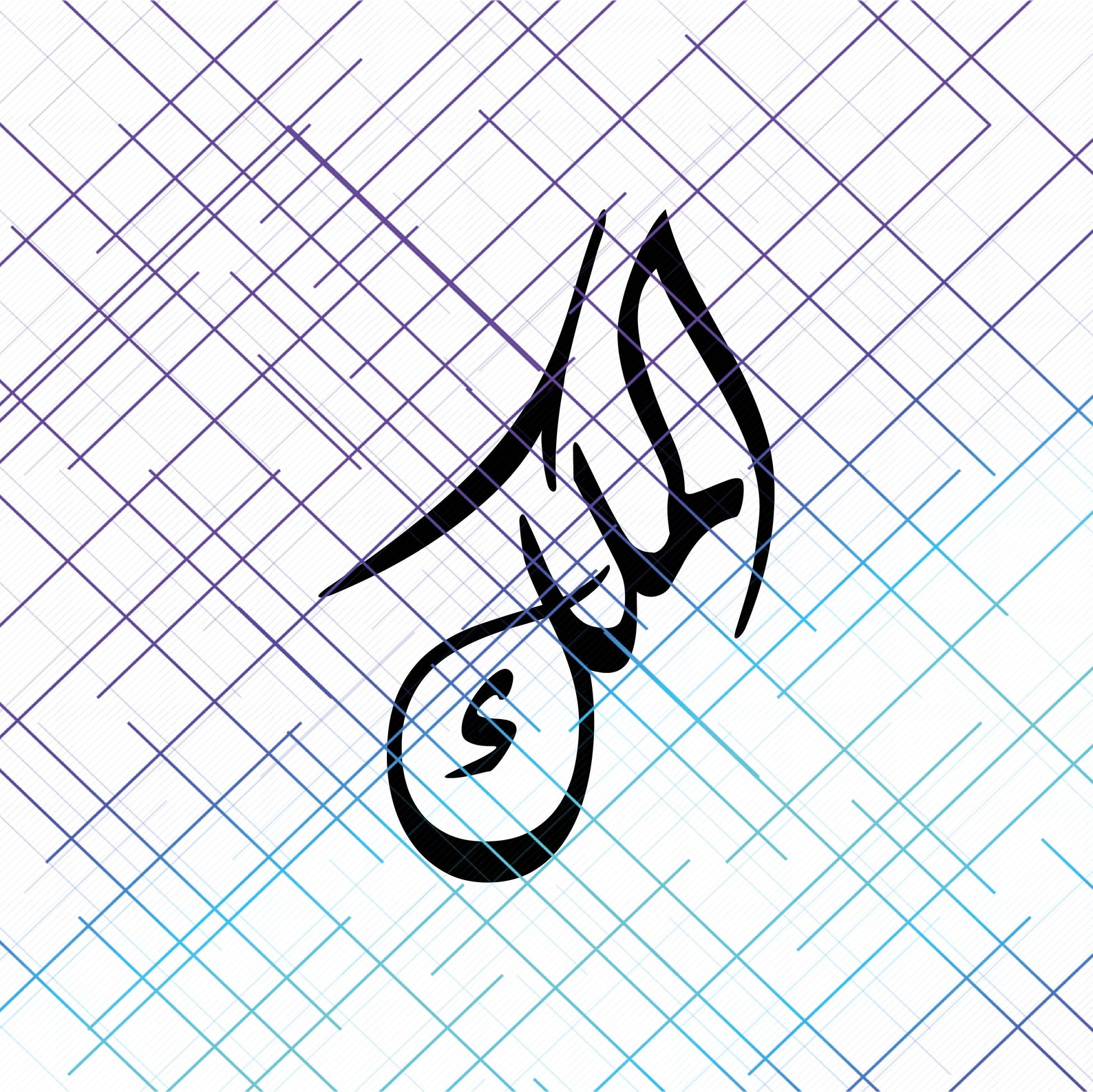 99 Names of Allah Diwani Calligraphy. Individual 99 Asmaa - Etsy UK