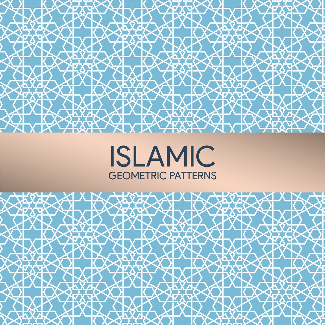 Islamic Geometric Digital Paper Pack Seamless Pattern. - Etsy