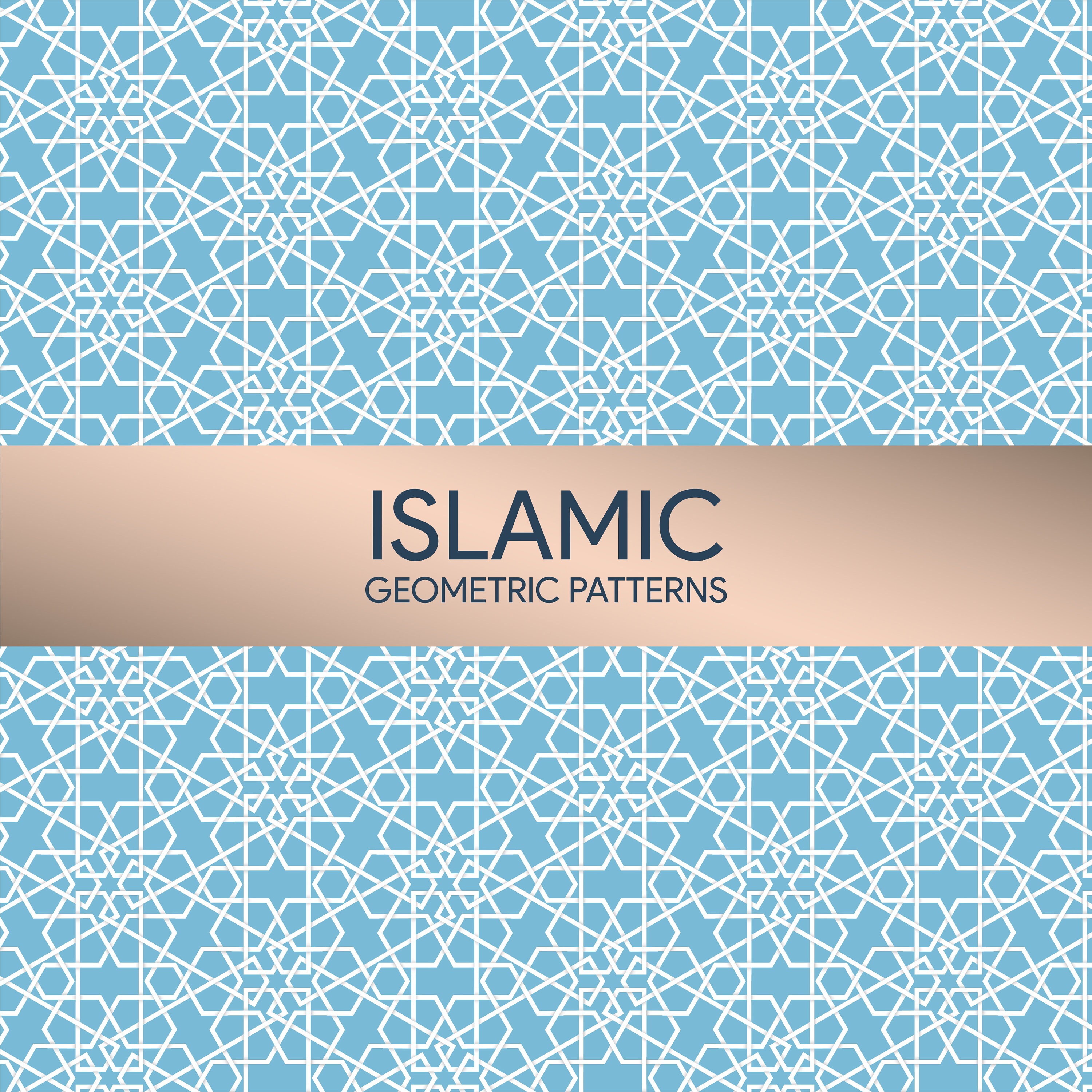 Islamic Geometric Digital Paper Pack Seamless Pattern. - Etsy